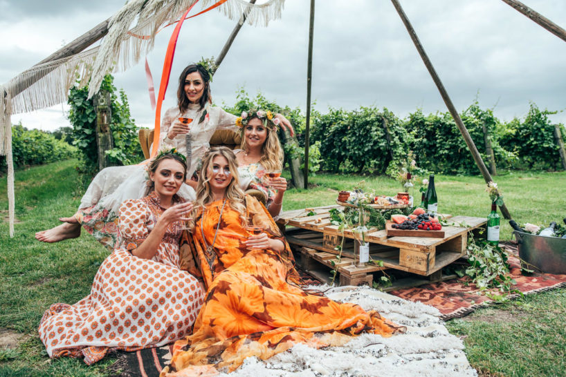Gorgeous Bohemian Hen Party Ideas | Grazing platters, wine tasting ...
