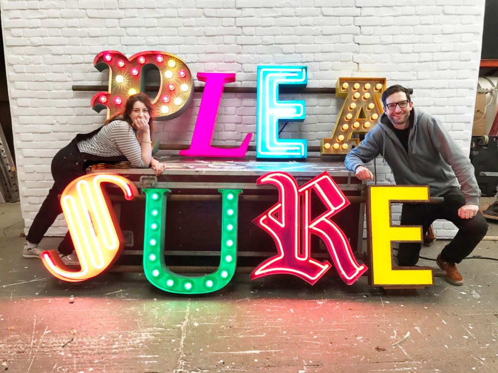 Neon Signs, Oversized Props + Colourful Decor | Vowed & Amazed Prop ...